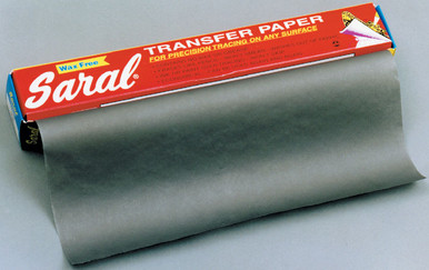 Saral Graphite Black Transfer Paper 12"x 12 ft. Roll - Wet Paint ...