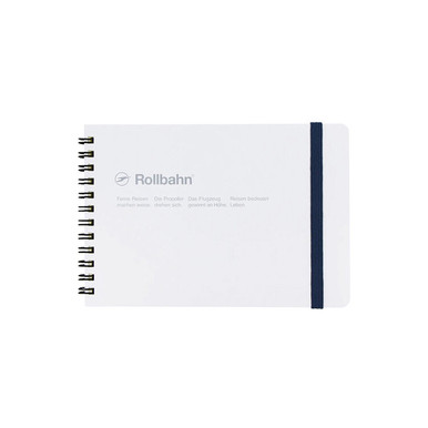 Rollbahn Horizontal Spiral Notebook Large White - Wet Paint Artists ...