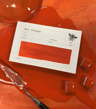 Stoneground Paint Gouache 1/2 Pan Azo Orange - Wet Paint Artists ...