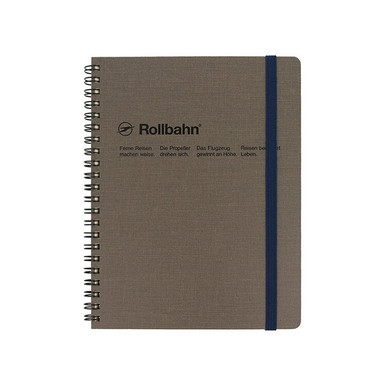 Rollbahn Cap-Martin Grid Notebook 5.5x7" Greige - Wet Paint Artists ...