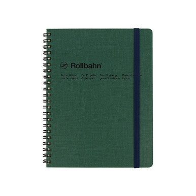 Rollbahn Cap-Martin Grid Notebook 5.5x7" Green - Wet Paint Artists ...
