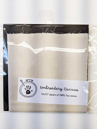 Canvas for Embroidery 7oz 12x12" - Wet Paint Artists' Materials and Framing