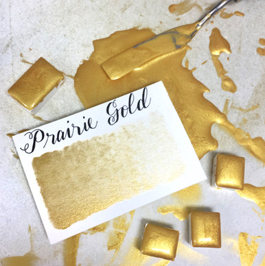 Stoneground Paint Watercolor 1/2 Pan Prairie Gold - Wet Paint Artists ...