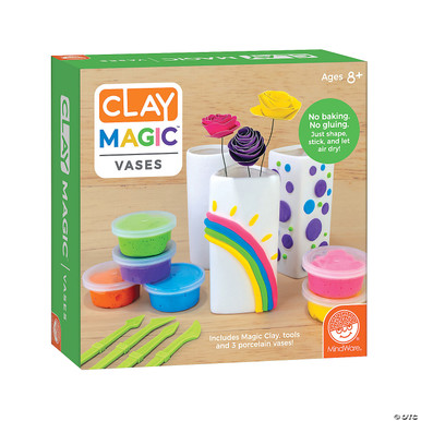 Mindware Clay Magic Vases Craft Kit - Wet Paint Artists' Materials and ...