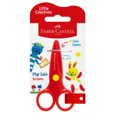 Faber-Castell Little Creatives Play Safe Scissors - Wet Paint Artists ...