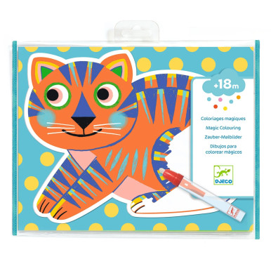 Djeco Magic Coloring Kit Animals - Wet Paint Artists' Materials and Framing