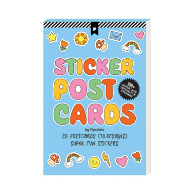 Pipsticks PipStickers Postcard Book - Wet Paint Artists' Materials and ...