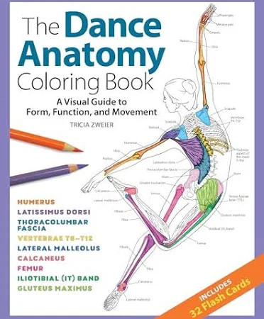 The Dance Anatomy Coloring Book - Wet Paint Artists' Materials and Framing