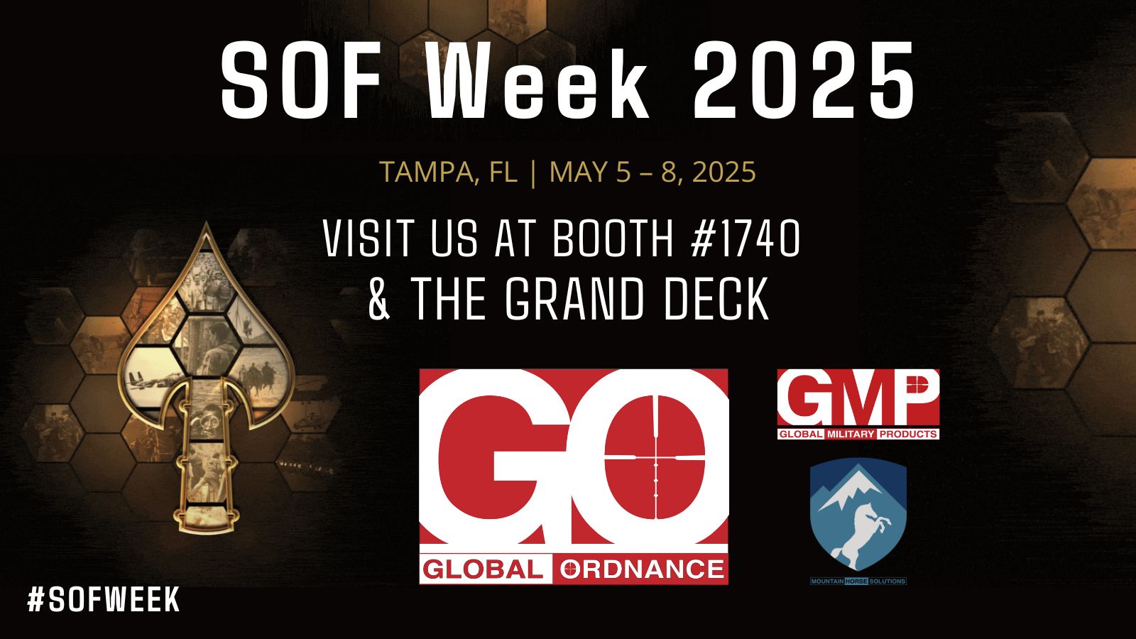 Global Ordnance Showcases Cutting-Edge Defense Solutions at SOF Week 2025 in Tampa, FL - Global ...