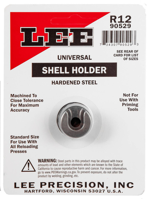 Lee Universal Shellholder #12 (22 PPC, 6mm PPC, 7.62x39mm), UPC :734307905293