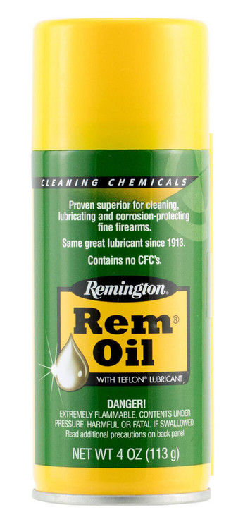 Remington 4 oz. Spray Can, Rem-Oil, Liquid, 4oz, Lube, 6/box 26610, UPC ...