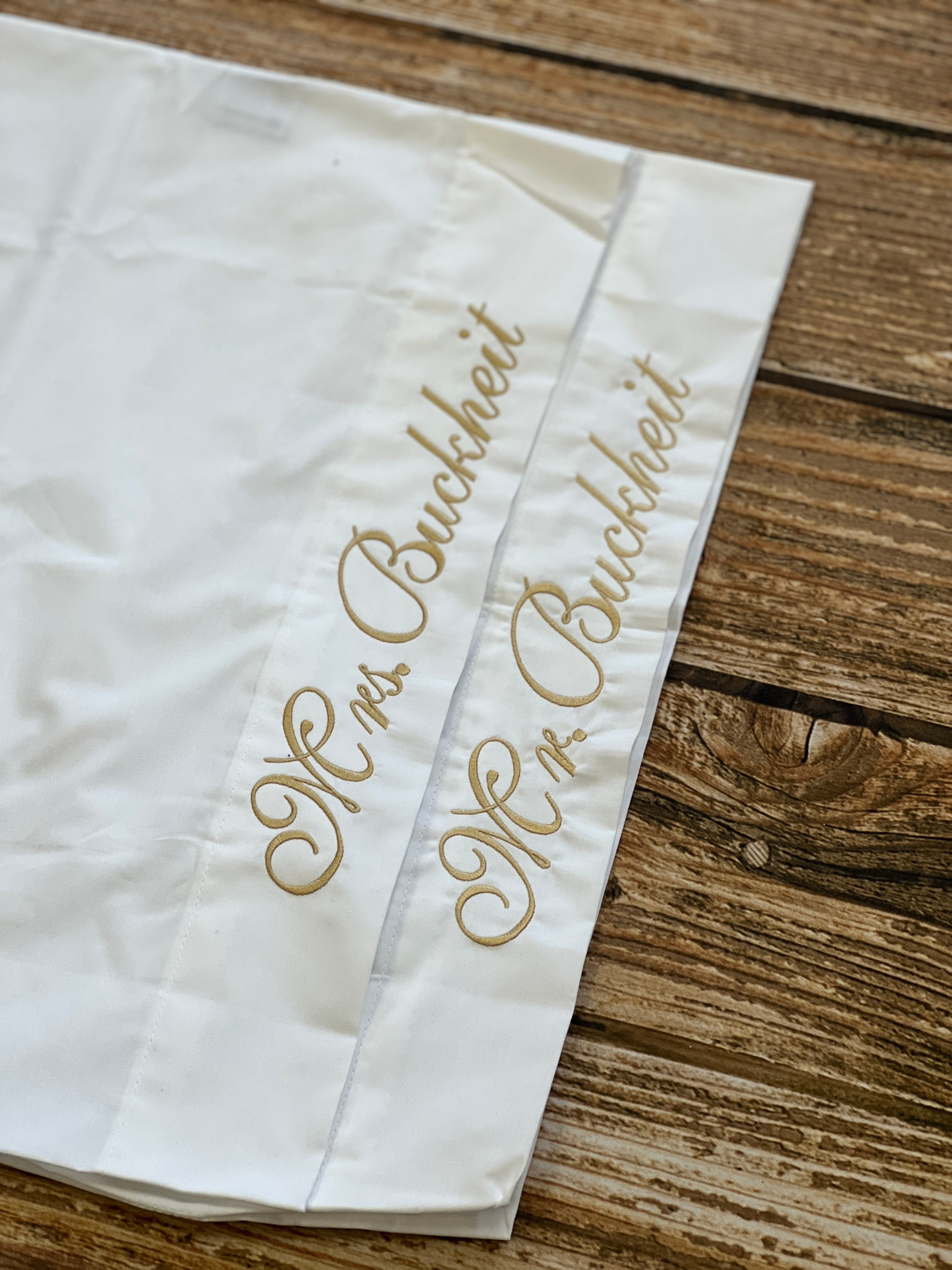 Custom Embroidered Pillowcases | Wicked Stitches Gifts