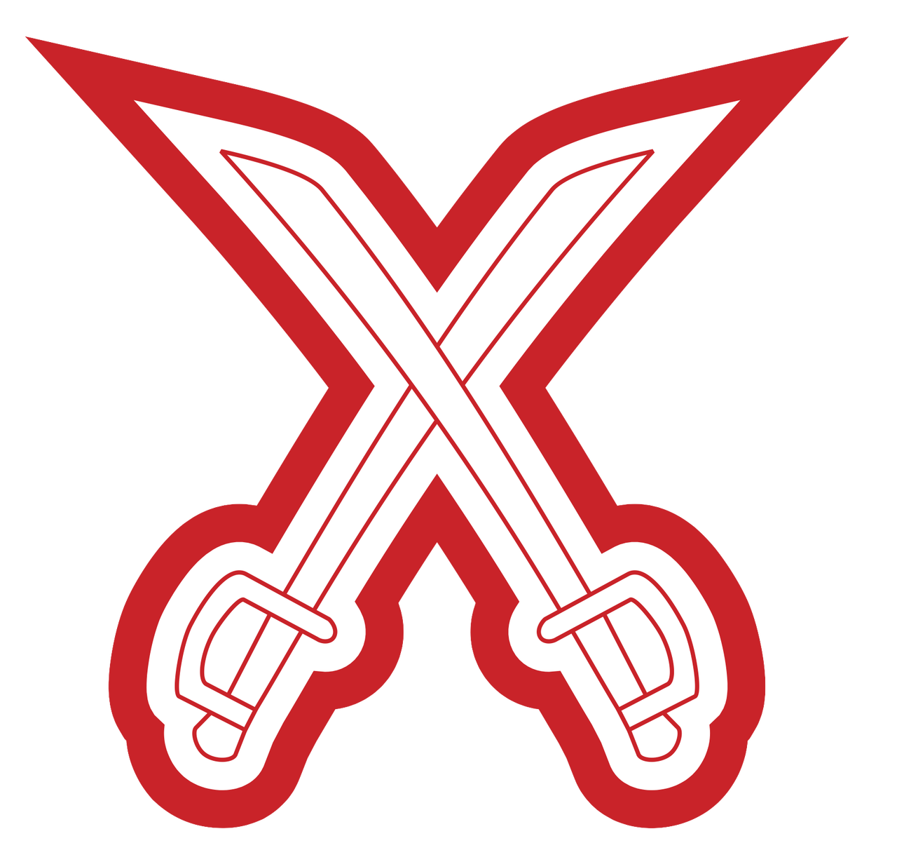 Crossed Sabres - Meca Sportswear