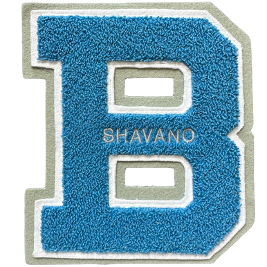 Basis "B",w/"SHAVANO" Interwoven,6",Chenille,C-68 - Meca Sportswear