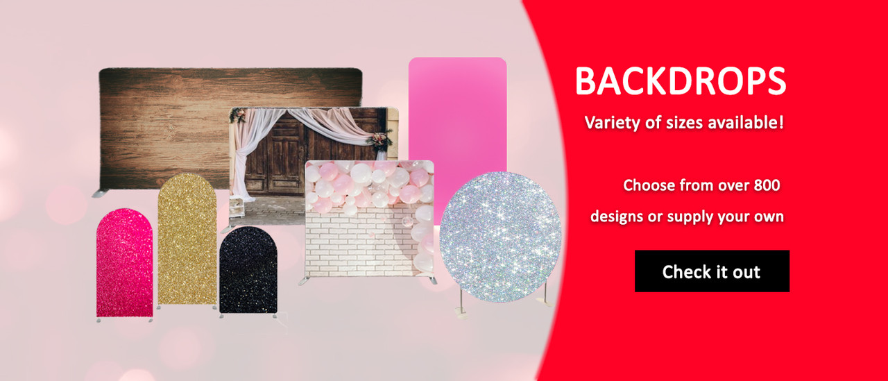 Photo Booth Backdrops - Booth Props & Accessories | PB Backdrops