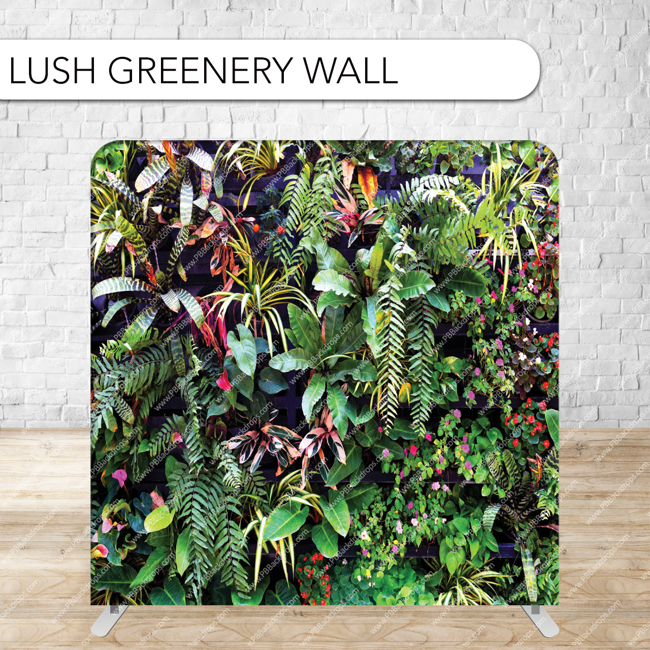Pillow Cover Backdrop (Lush Green Wall) - PB Backdrops