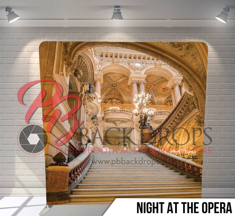 Pillow Cover Backdrop (Night at the Opera) - PB Backdrops