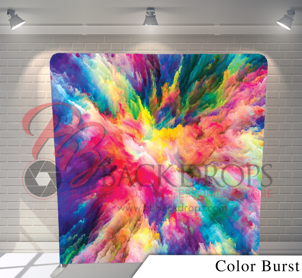 Pillow Cover Backdrop (Color Burst) - PB Backdrops