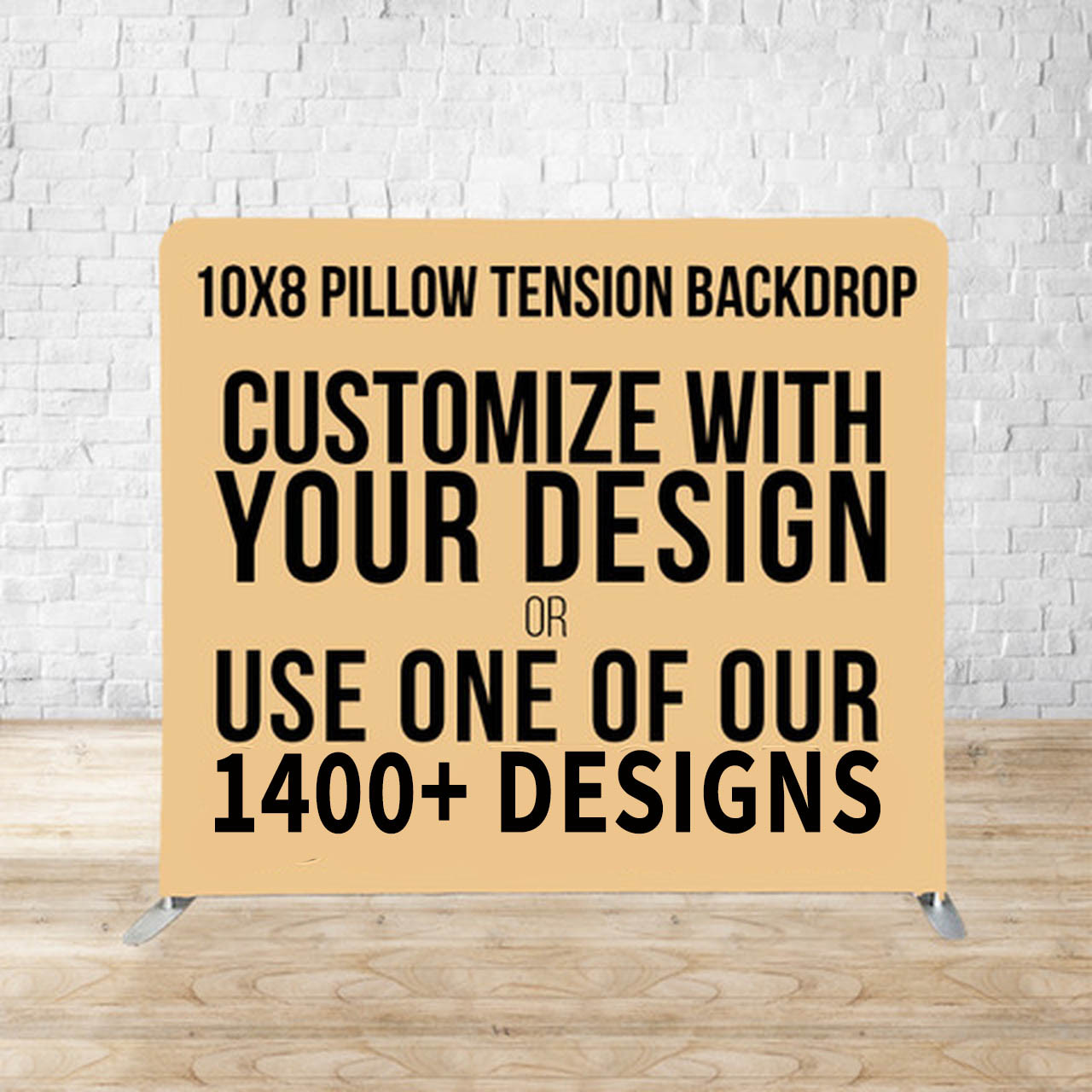 10x8 Custom Designed Pillow Cover Backdrop (Single- or Double-sided ...