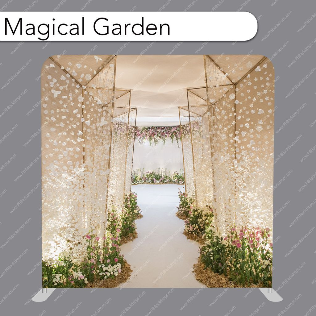 Pillow Cover Backdrop (Magical Garden) - PB Backdrops