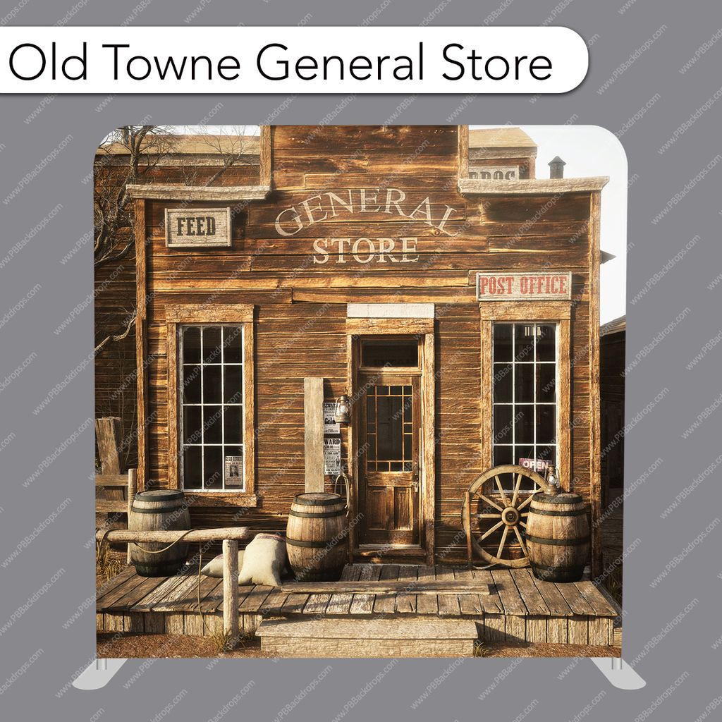 Pillow Cover Backdrop (Old Towne General Store) - PB Backdrops