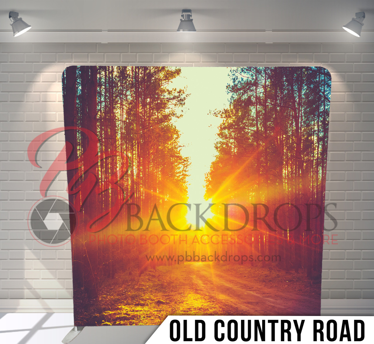 Pillow Cover Backdrop (Old Country Road) - PB Backdrops