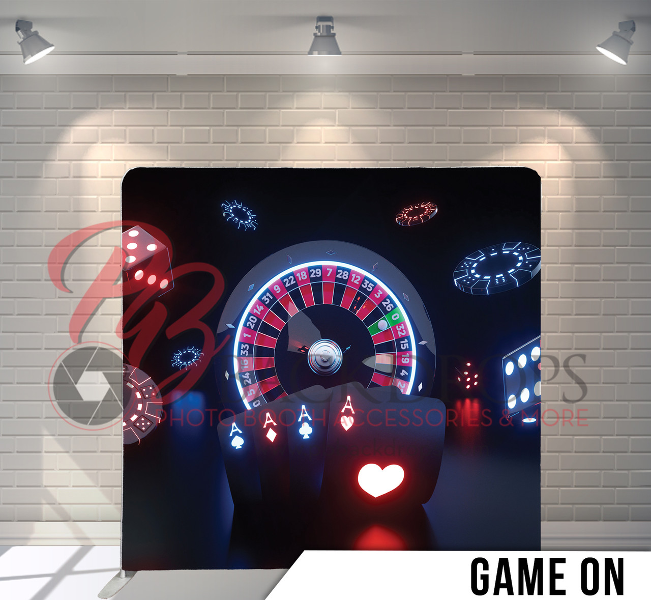 Pillow Cover Backdrop (Game On) - PB Backdrops