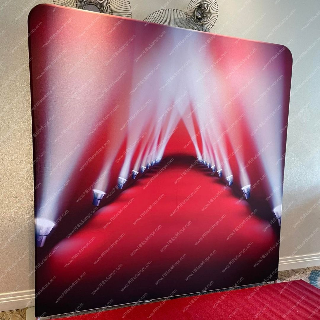 Pillow Cover Backdrop (Your Red Carpet Awaits) - PB Backdrops