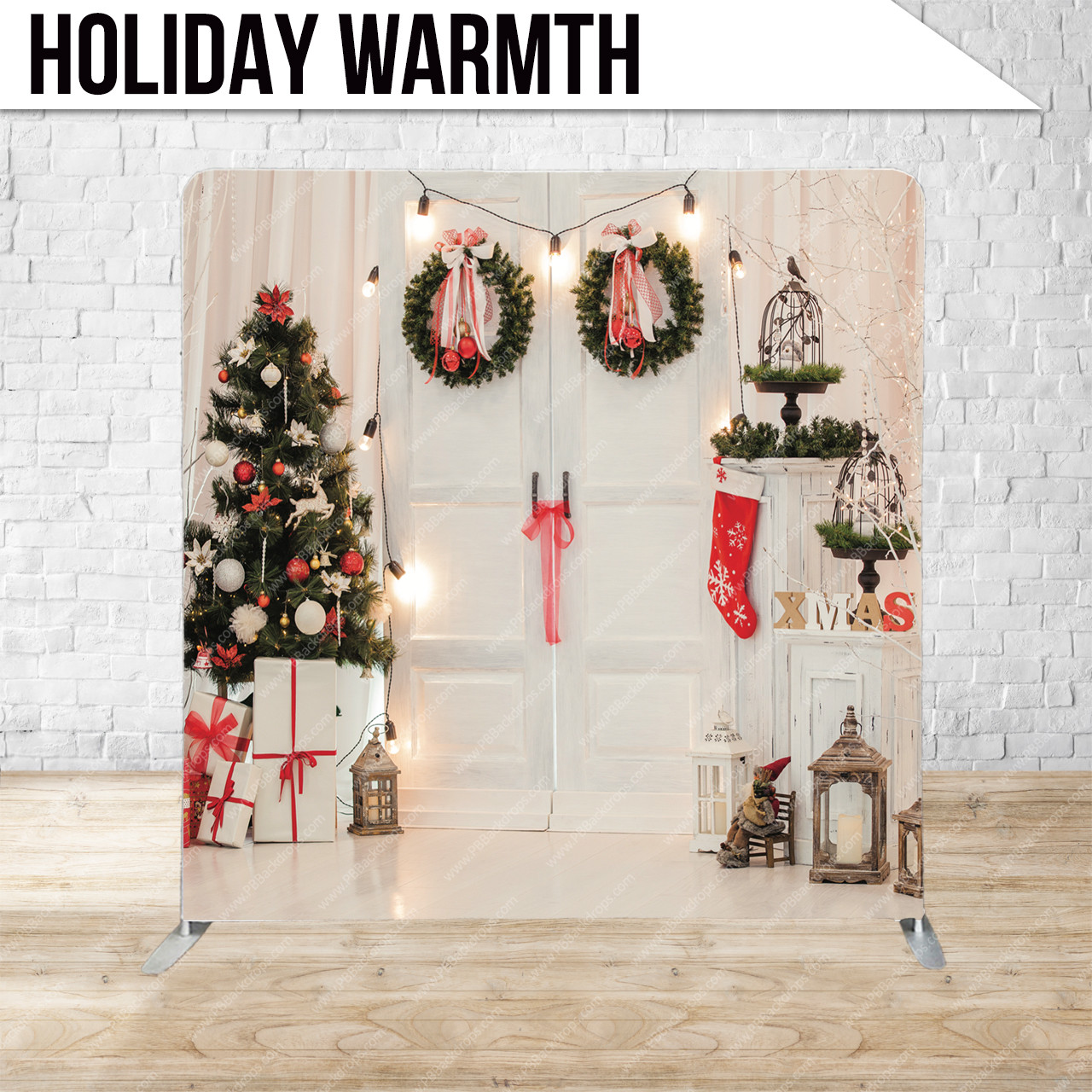 Pillow Cover Backdrop (Holiday Warmth) - PB Backdrops