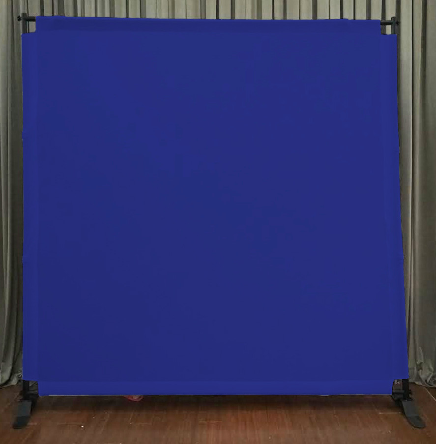 8x8 Printed Tension fabric backdrop (Royal Blue) - PB Backdrops