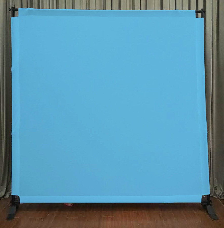 8x8 Printed Tension fabric backdrop (Light Blue) - PB Backdrops