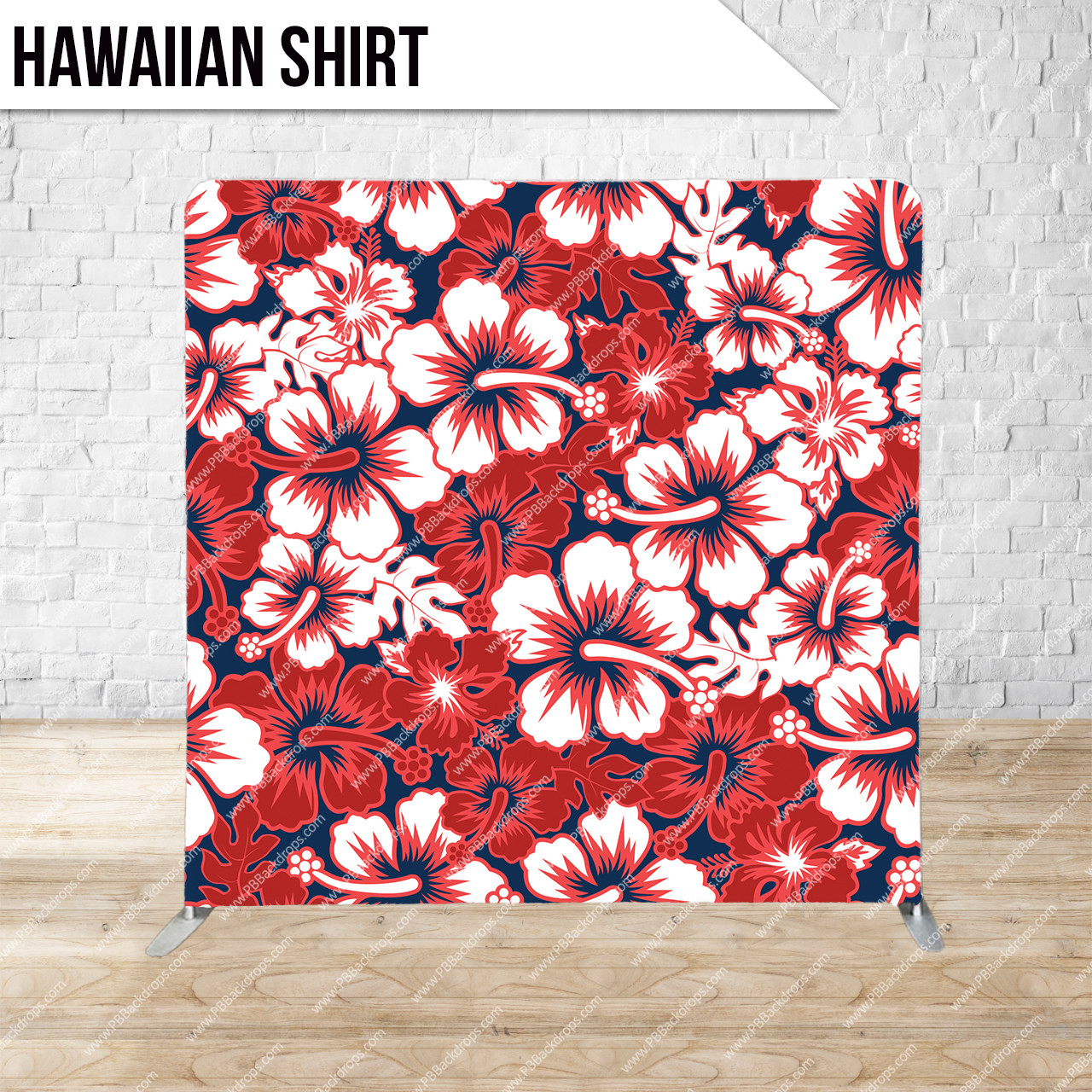 Pillow Cover Backdrop (Hawaiian Shirt) - PB Backdrops