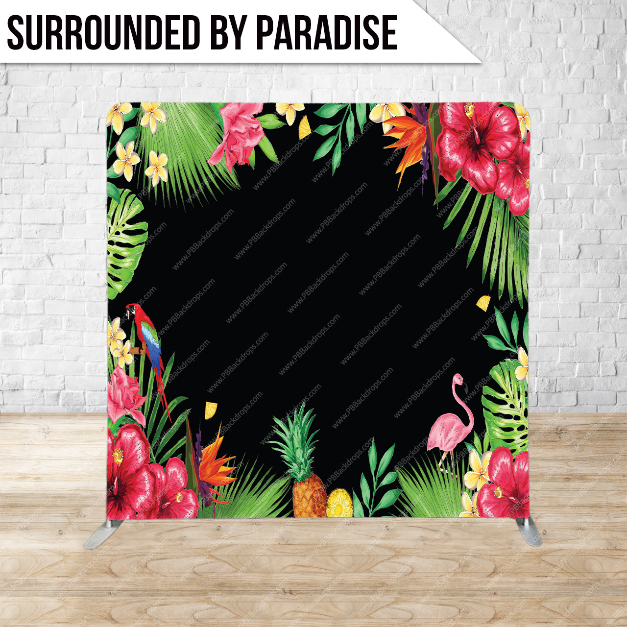 Pillow Cover Backdrop (Surrounded By Paradise) - PB Backdrops