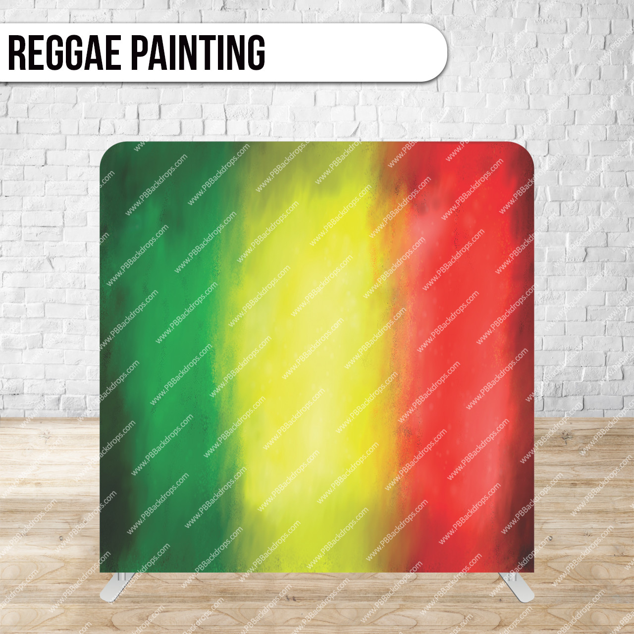 Pillow Cover Backdrop (Reggae Painting) - PB Backdrops