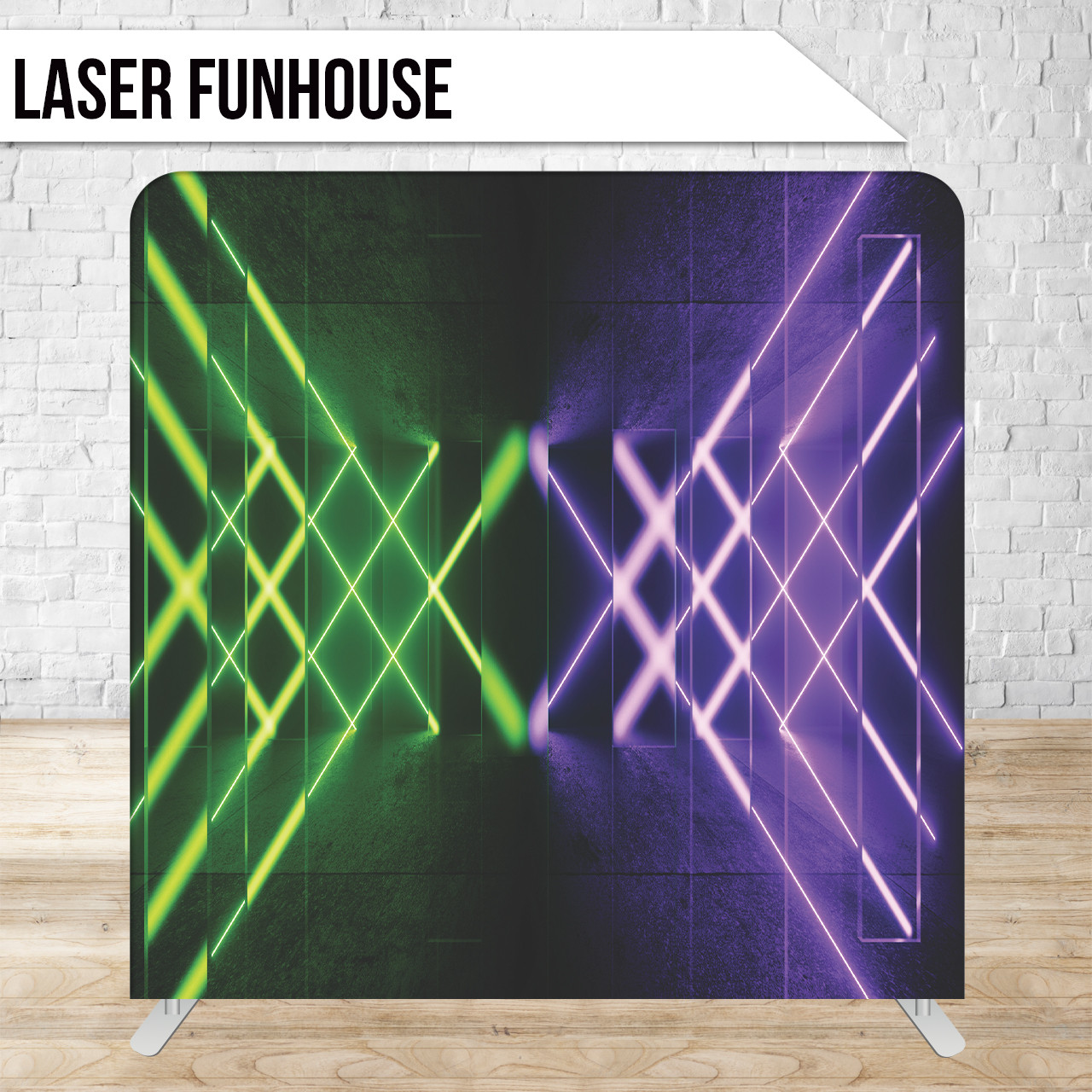 Pillow Cover Backdrop (Laser Funhouse) - PB Backdrops