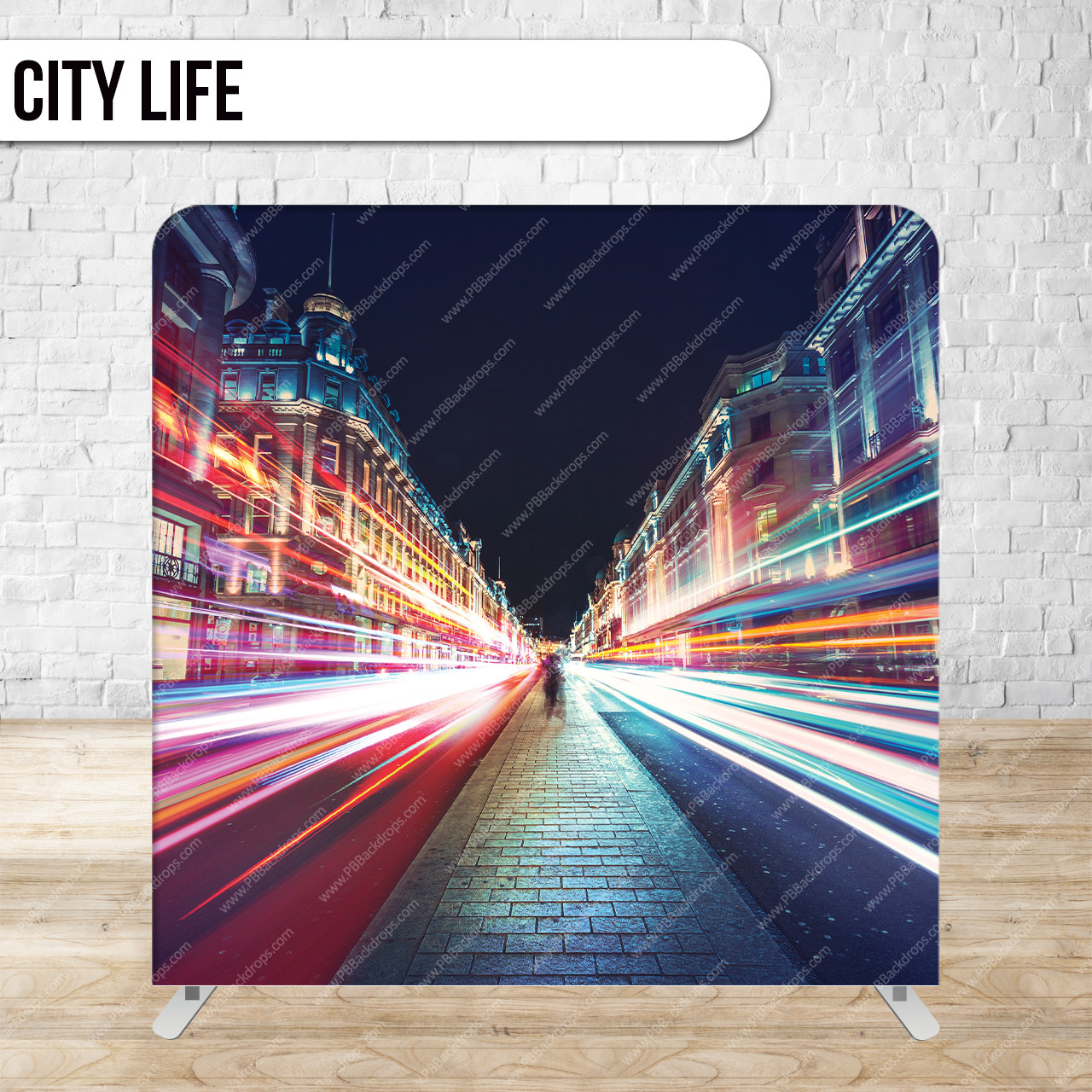 Pillow Cover Backdrop (City Life) - PB Backdrops