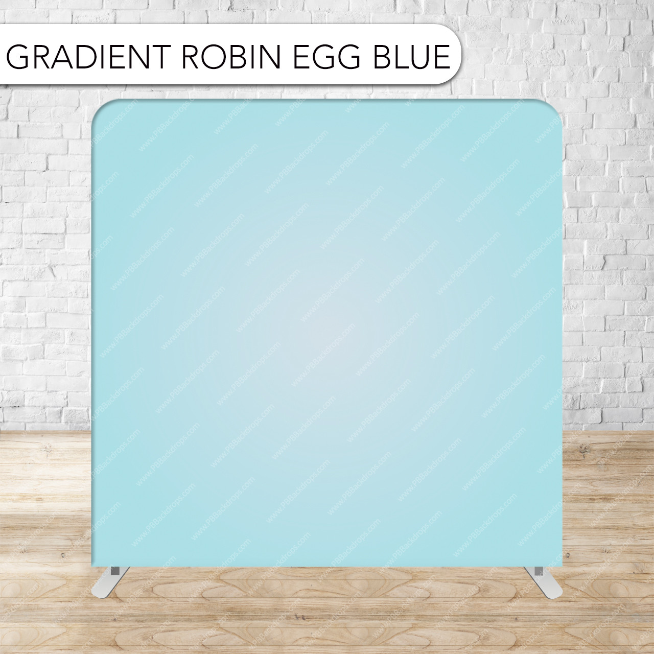 Pillow Cover Backdrop (Gradient Robin Egg Blue) - PB Backdrops