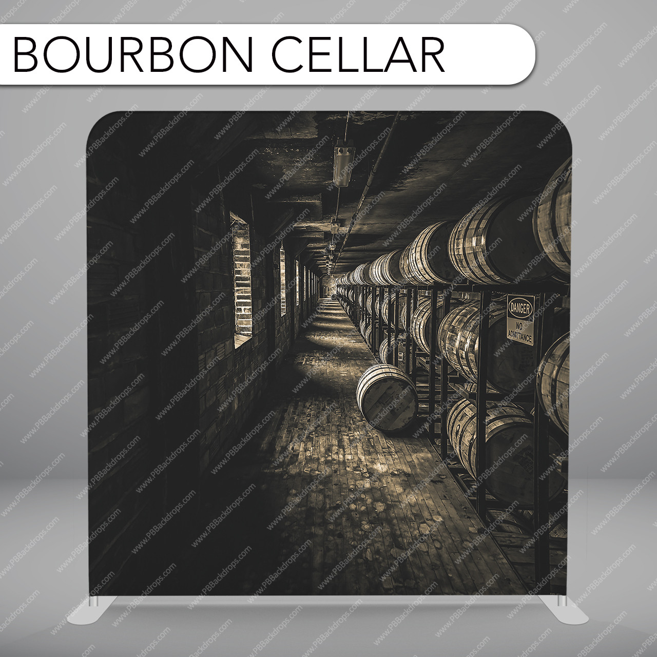 Pillow Cover Backdrop (Bourbon Cellar) - PB Backdrops
