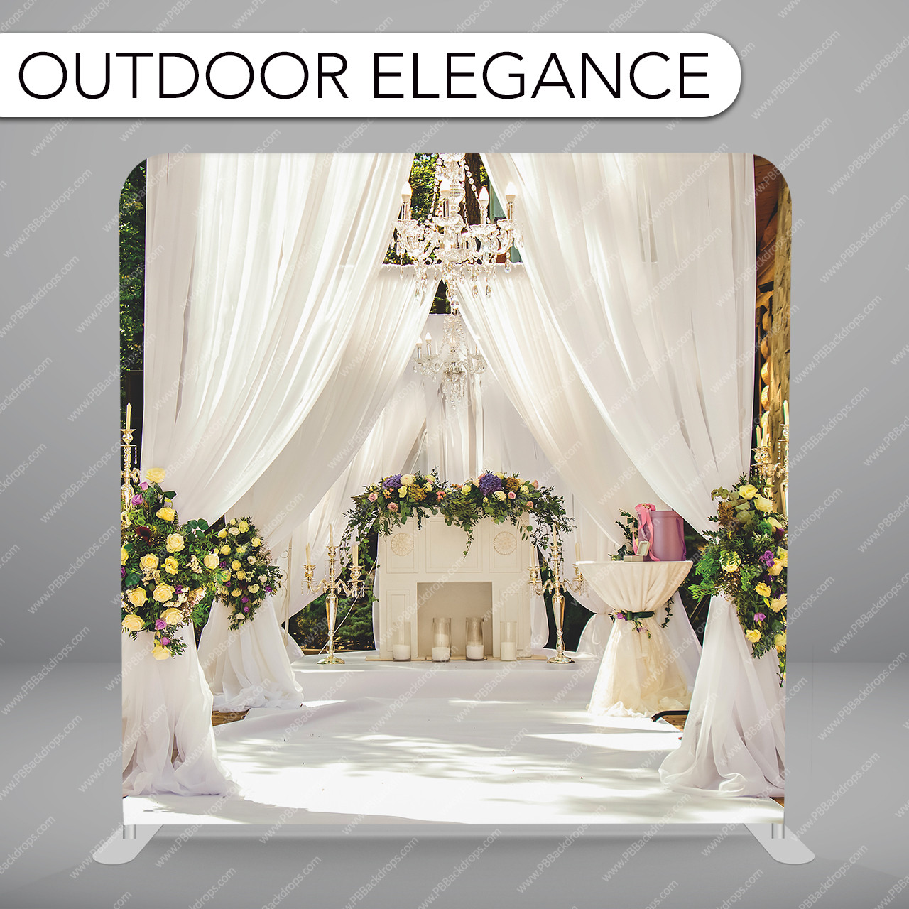 Pillow Cover Backdrop (Outdoor Elegance) - PB Backdrops