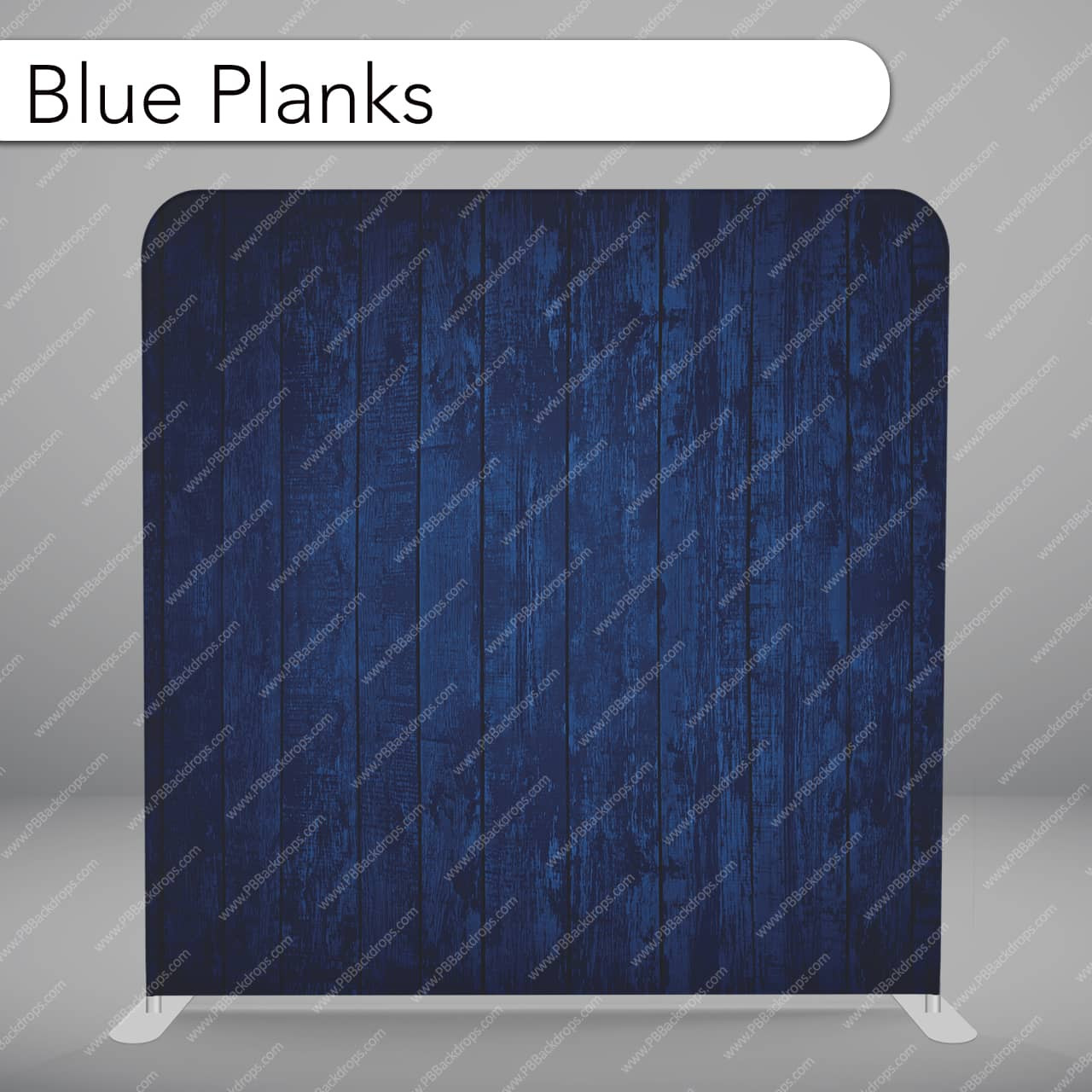 Pillow Cover Backdrop (Blue Planks) - PB Backdrops