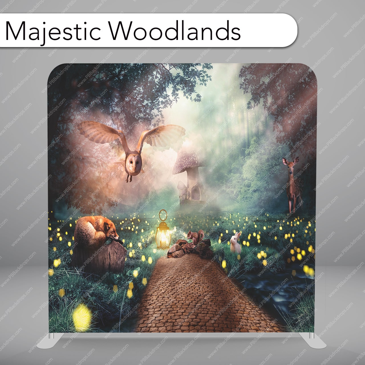 Pillow Cover Backdrop (Majestic Woodlands) - PB Backdrops