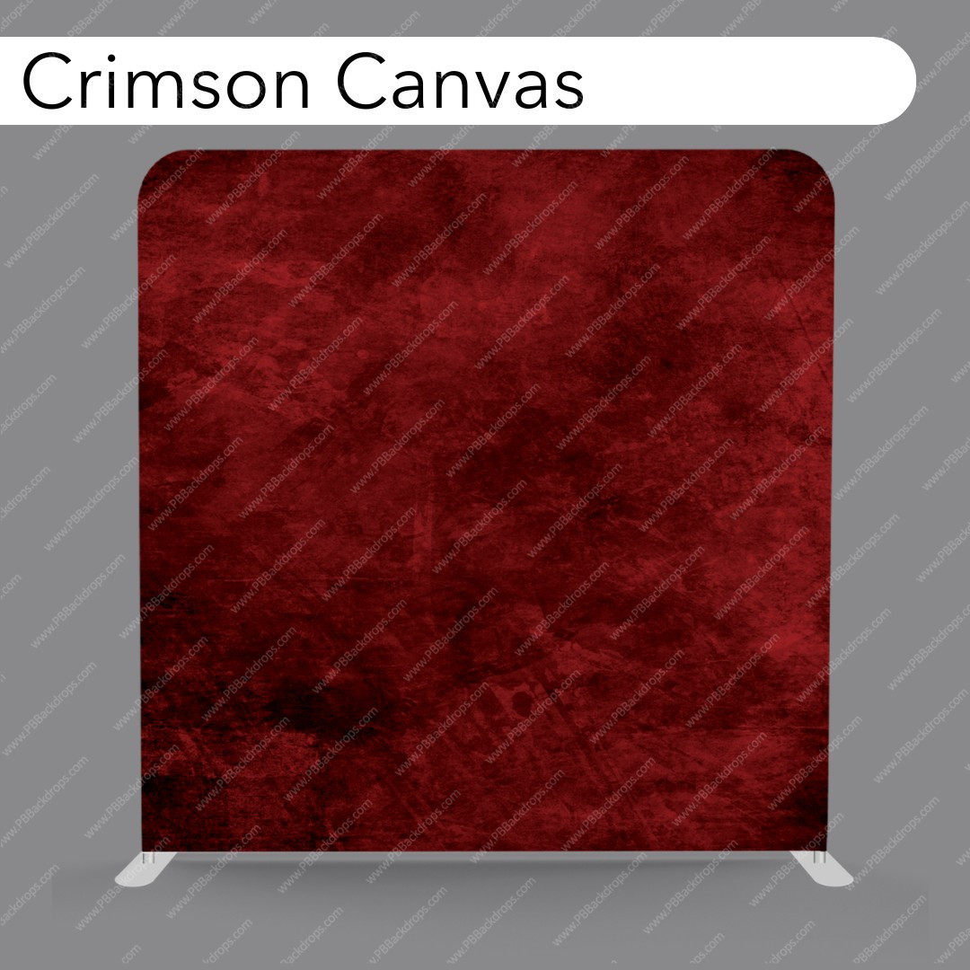 Pillow Cover Backdrop (Crimson Canvas) - PB Backdrops