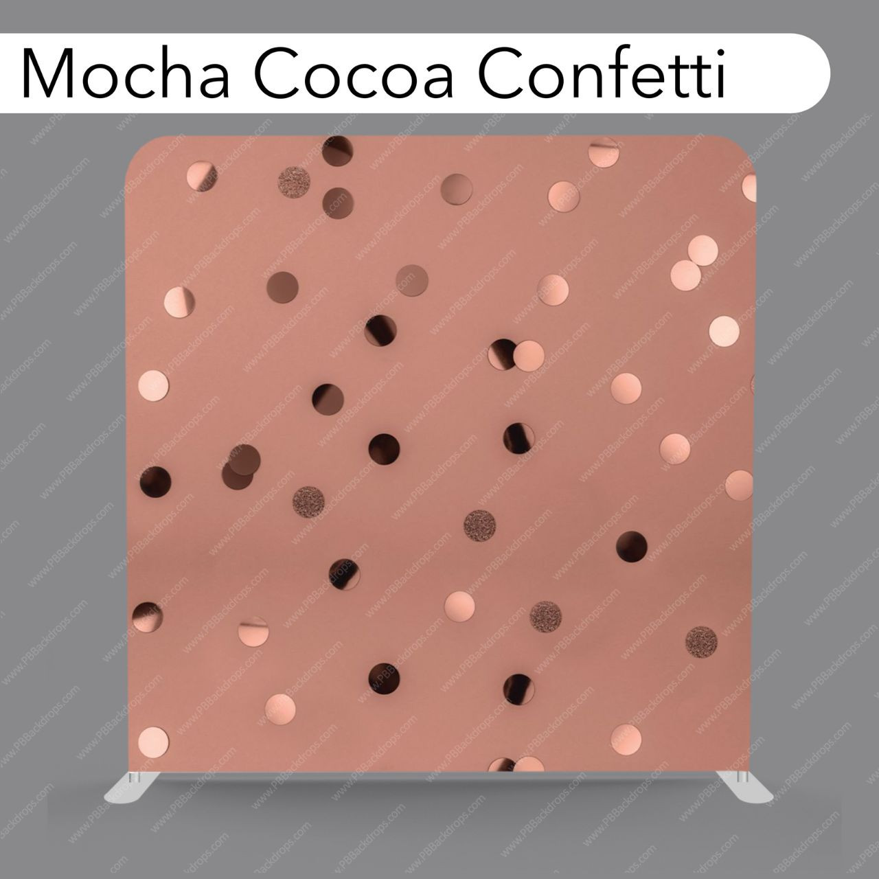 Pillow Cover Backdrop (Mocha Cocoa Confetti) - PB Backdrops