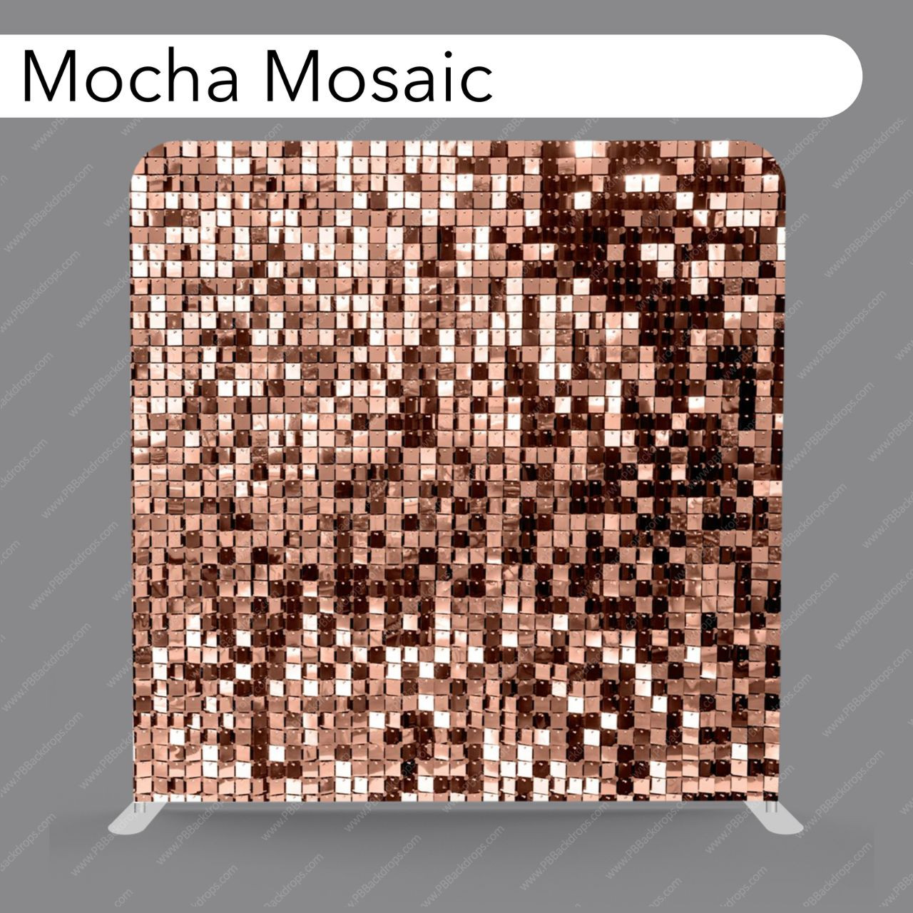 Pillow Cover Backdrop (Mocha Mosaic) - PB Backdrops