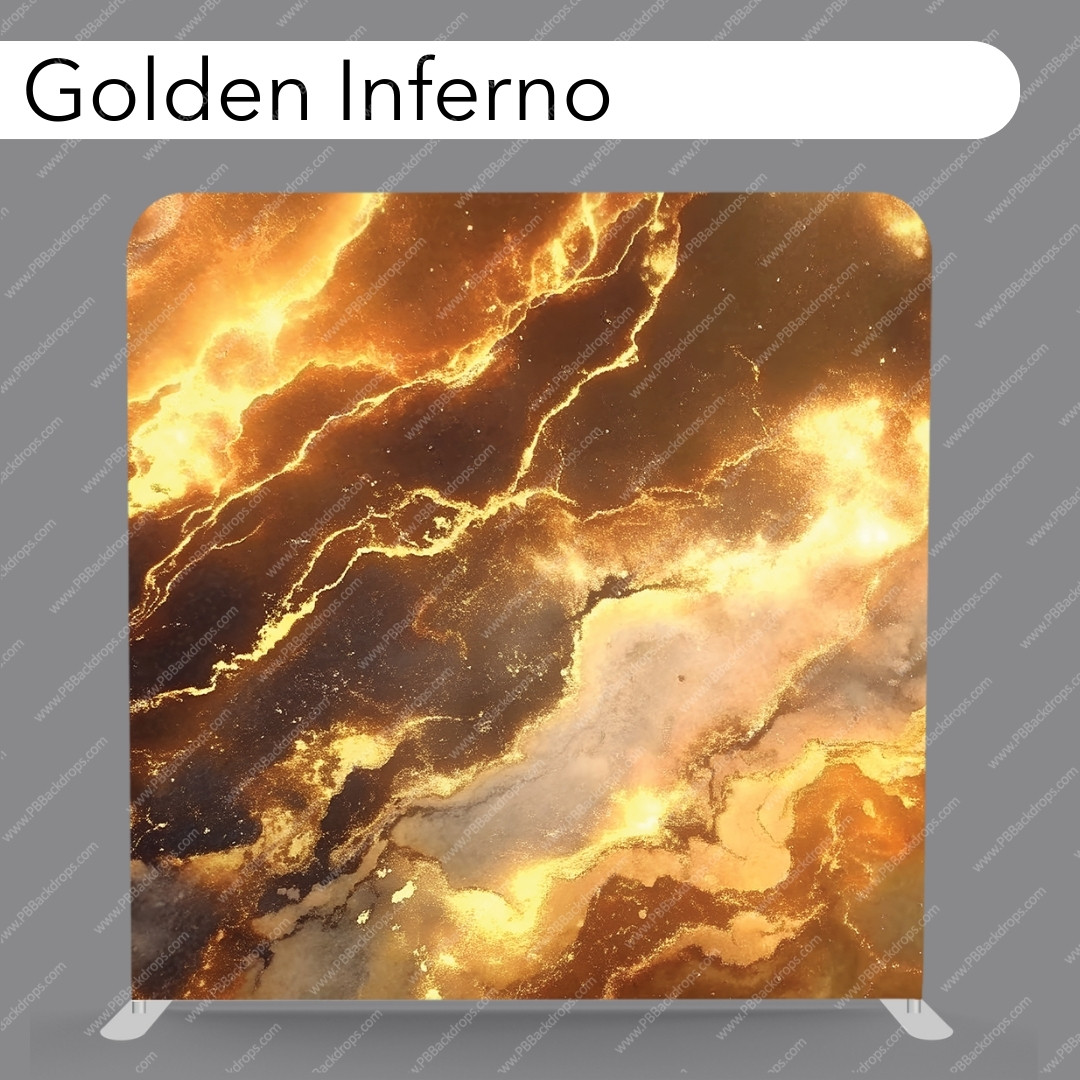 Pillow Cover Backdrop (Golden Inferno) - PB Backdrops