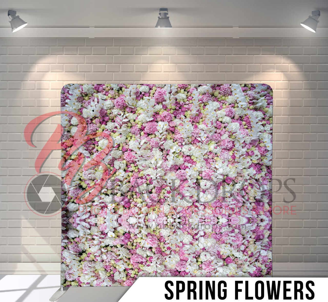 Pillow Cover Backdrop (Spring Flowers) - PB Backdrops
