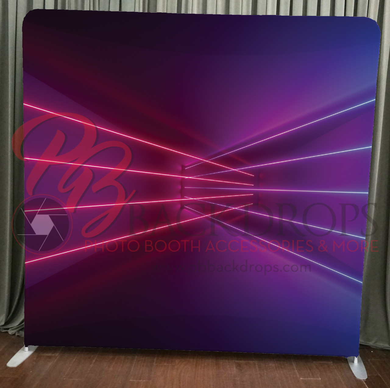 Pillow Cover Backdrop (Lasers) - PB Backdrops