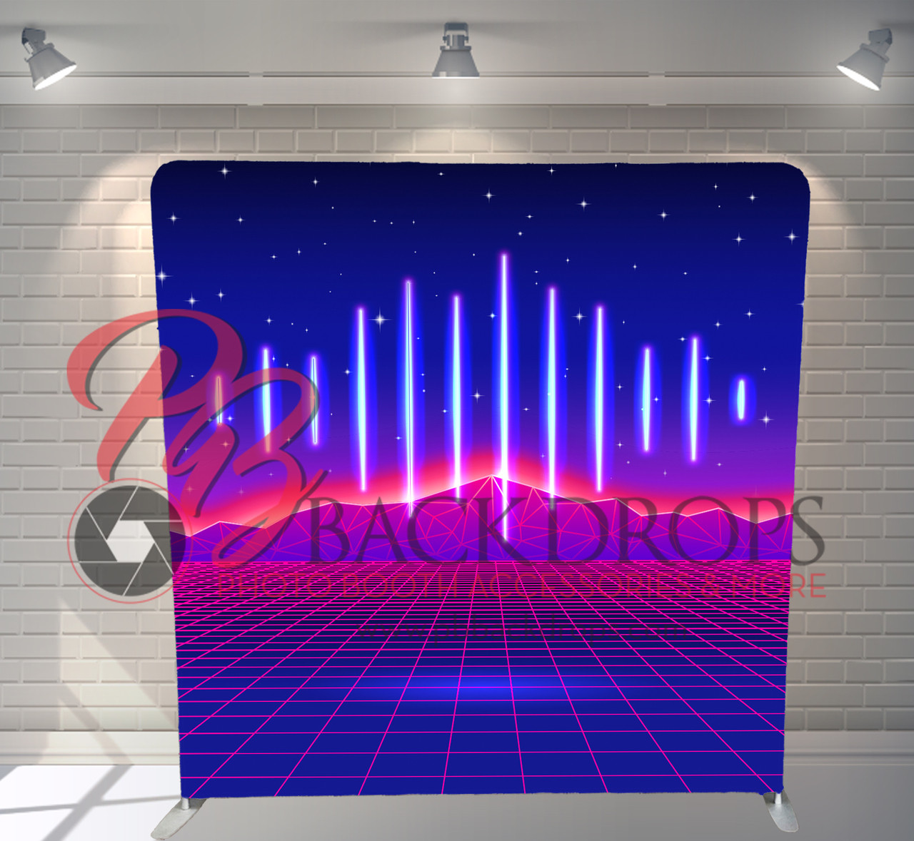 Pillow Cover Backdrop (Tron) - PB Backdrops