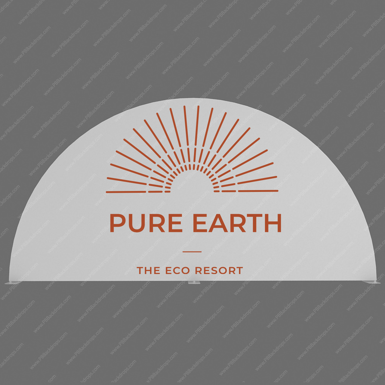 15-Foot Semi-Circular Backdrop - PB Backdrops