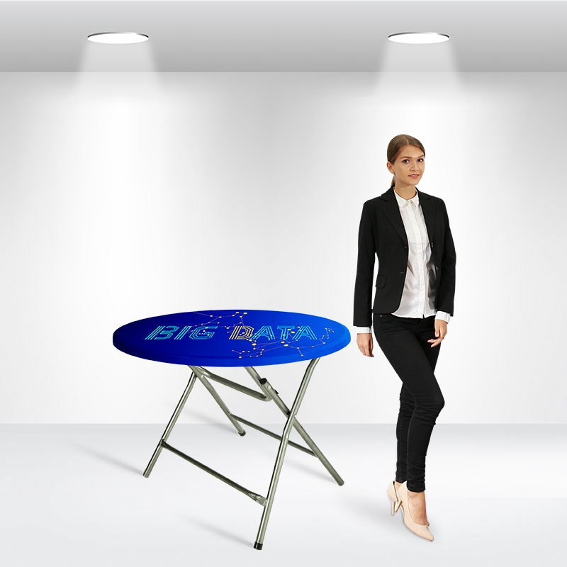 Round Stretch Table Toppers - Customizable - PB Backdrops